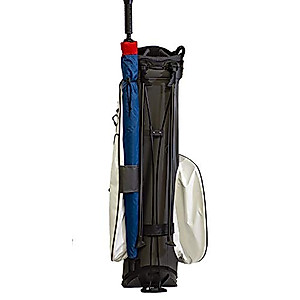 Club Champ Waterproof Stand Golf Bag, White/Black (JR989)