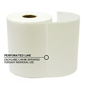 Buhbo 4"x 6" Direct Thermal Shipping Labels for Zebra 2844 ZP-450 ZP-500 ZP-505 (250 Labels Per Roll)