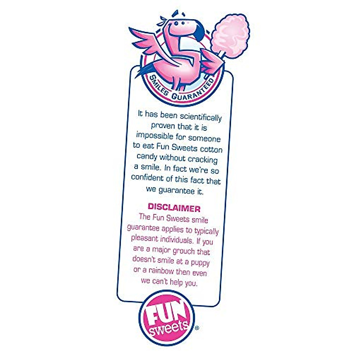 Fun Sweets Cotton Candy (Classic Pink & Blue Blend, 12 Count)