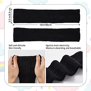 Moon Wood Womens Leg Warmers 80s Juniors Neon Ribbed Knitted Long Socks for 80s Eighty's Party Sports Yoga