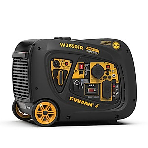 FIRMAN W03383 Remote Start Gas Generator - 3650/3300W,Black
