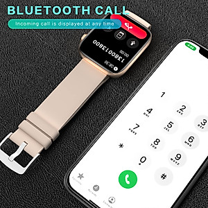 Smart Watch Make Calls,AMZSA Sport Smart Watch with Call dial 120+ Sport Modes Health Heart Rate Fitness Tracker Custom Watch Faces for andorid Phones Compatible with iPhone for Men Women