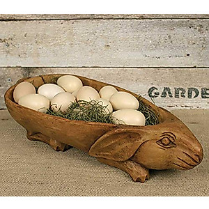 CTW Home Collection Treen Rabbit Bowl, 16"W x 4"H, Resin, Plastic