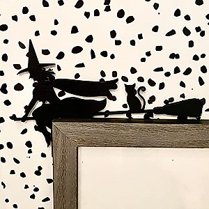 Patio Fall Decor, Halloween Door Corner Sign, Witch Decor, Witch Sign, Fall Home Decoration Witch, Thanksgiving Centerpieces for Tables Gifts Autumn Decor Outdoor Vintage Halloween Decor