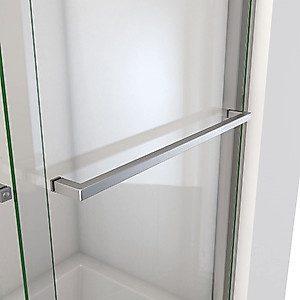 DreamLine Essence-H 56-60 in. W x 60 in. H Semi-Frameless Bypass Tub Door Brushed Nickel