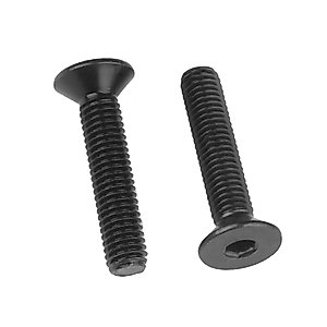 MOOPW Countersunk Bolts - Grade 10.9 Carbon Steel Hex Socket Cap Screw Flat Head Allen Bolts Machine Screws Fasteners M3 M4 M5 M6