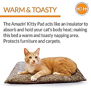 K&H Pet Products Amazin’ Kitty Pad Unheated Gray 15 X 20 Inches - 2 pack
