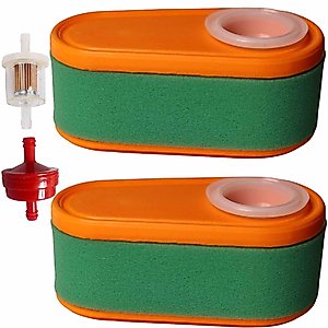 2 Set Air Filter for 795066 796254 Air Filter Compatible with BS 775 775EX 800 800E 825E 850 850E 875EX 950E Series Engine HD775HW HU775AWD HU775BBC HU775H HU775HW Lawn Mower