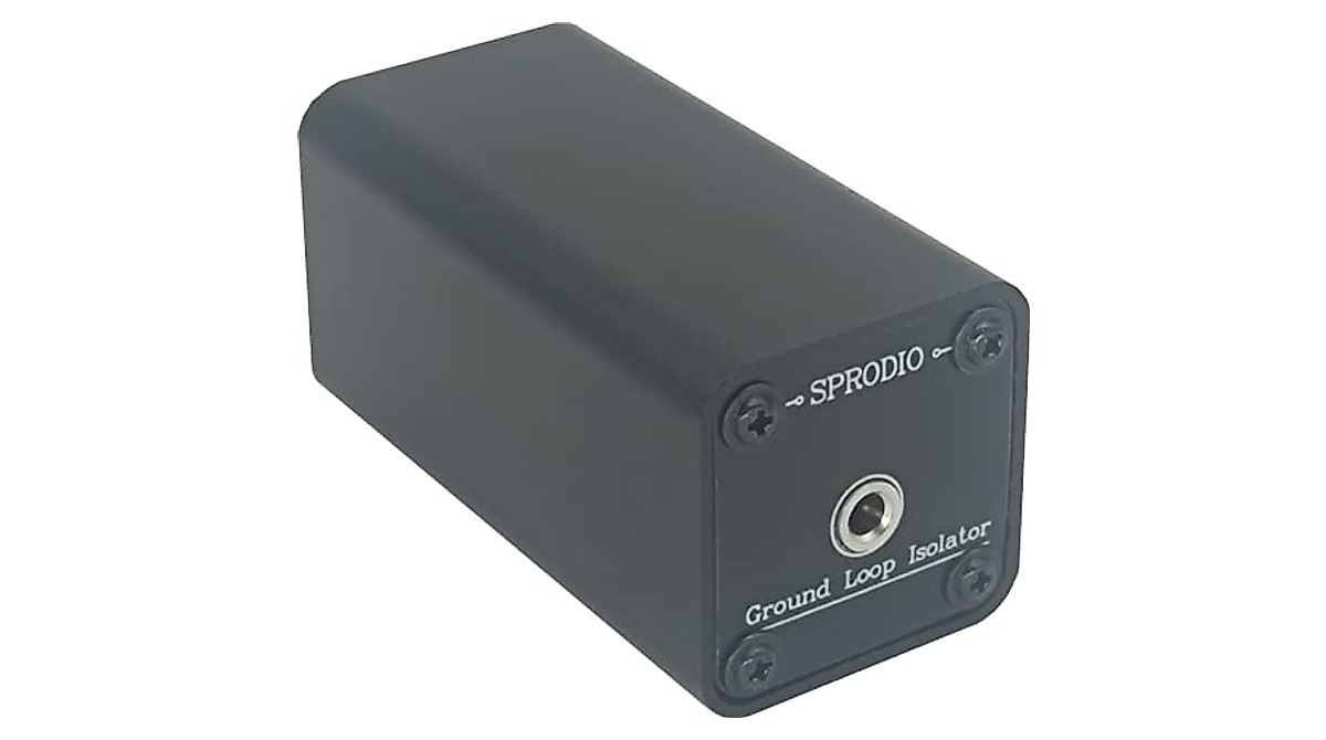 SPRODIO 3.5mm Ground Loop Noise Isolator, 1/8" Aux Noise Filter for ...