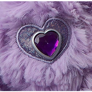 The Petting Zoo Scruffy Dog Stuffed Animal, Gifts for Girls, Purple Dog Plush Toy 9 Inches