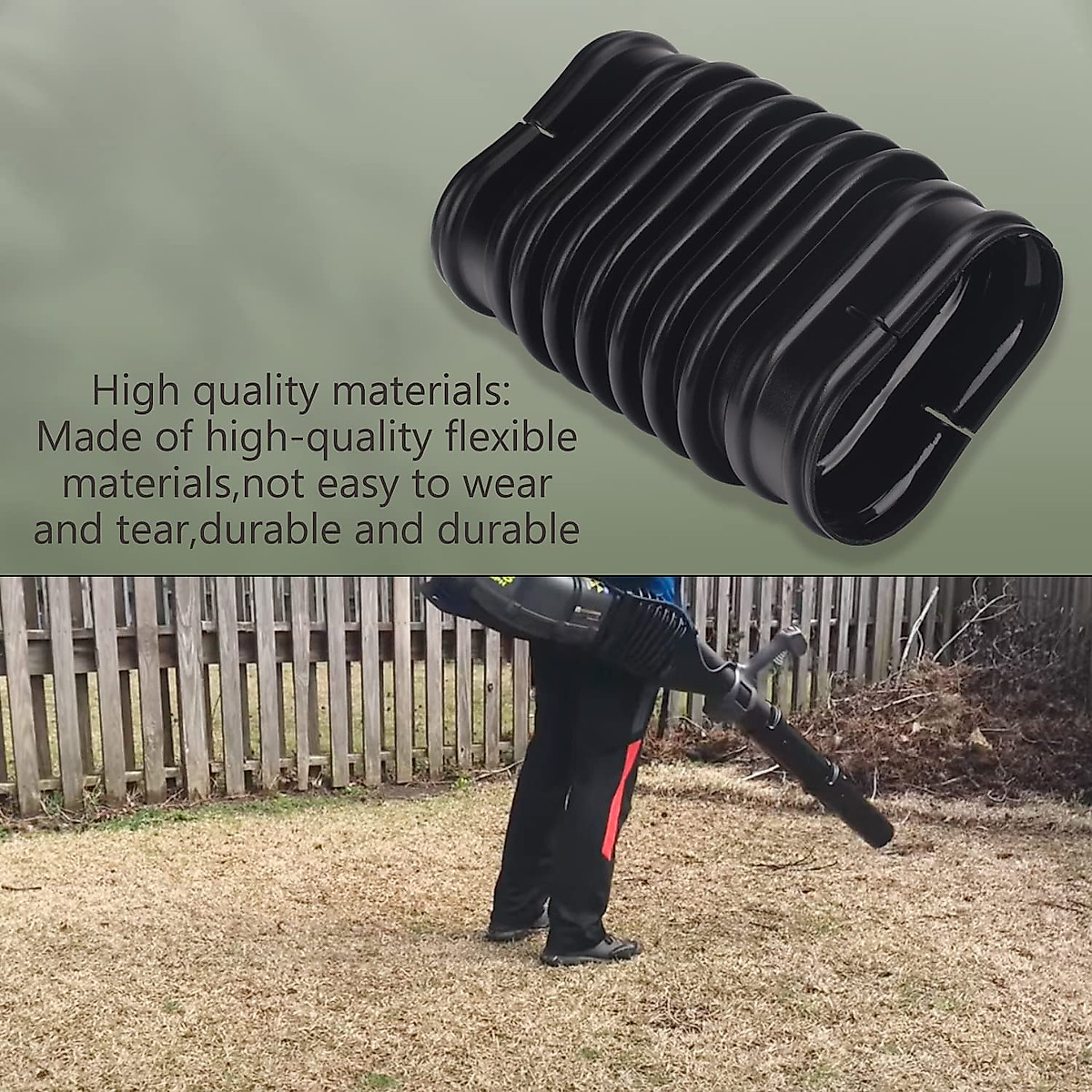 580473001 Replacement Flex Tube for Ryobi RY38BP 38cc backpack blower and Ryobi 40 Volt Blower Models RY40404NV, RY40440, RY40404 - for Ryobi leaf blower parts