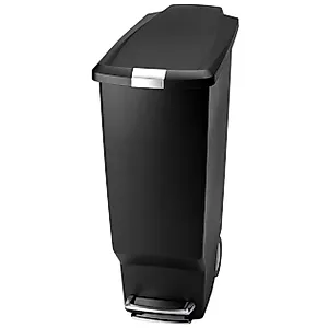 Slim Plastic Step Can Color: Black