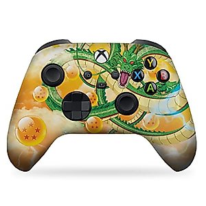 DreamController Shenron Draggonballz Custom X-box Controller Wireless compatible with X-box One/X-box Series X/S Proudly Customized in USA with Permanent HYDRO-DIP Printing (NOT JUST A SKIN)