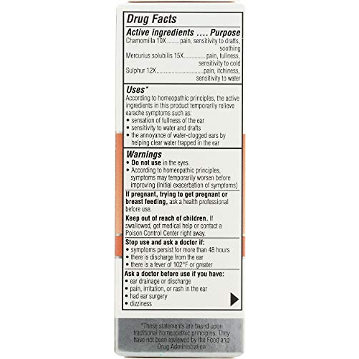 Similasan Earache Relief Ear Drops 0.33 oz