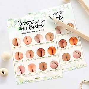 OLOUTAB 30 Baby Shower Games for Boy or Girl-Gender Neutral,Hilarious,Fun and Easy to Play,with Answer Keys