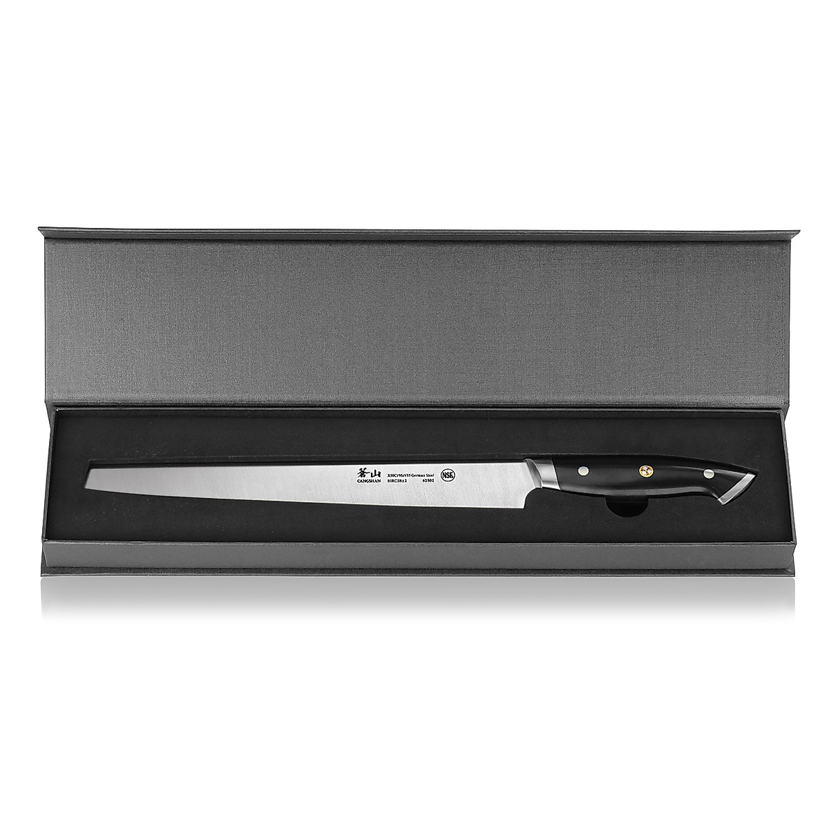 Cangshan Z Series 62502 German Steel Forged Bread Knife, 10.25-Inch