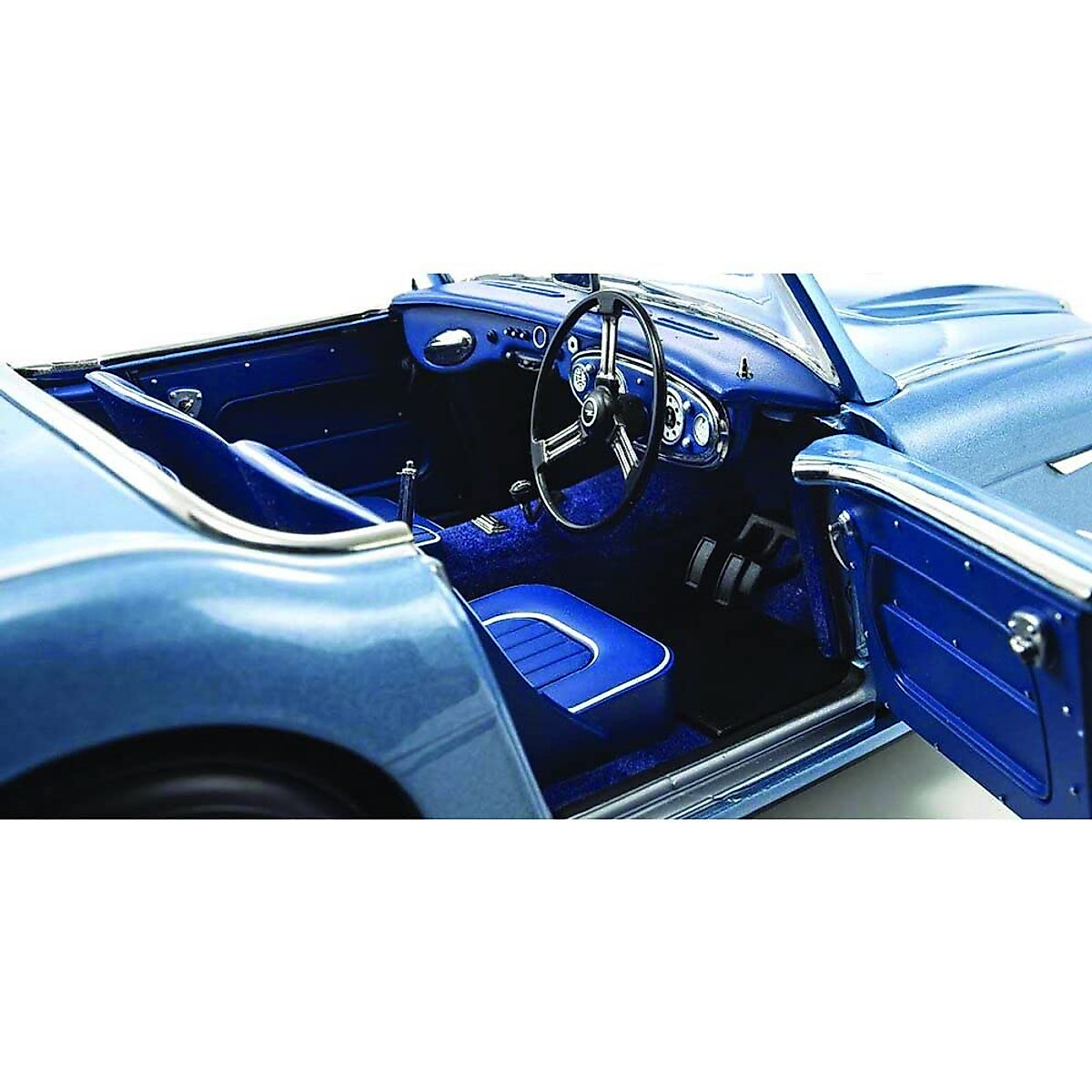 Kyosho Austin Healey 3000 Mk-1 (BN7) Convertible RHD (Right Hand Drive) Healey Blue 1/18 Diecast Model Car 08149 HBL