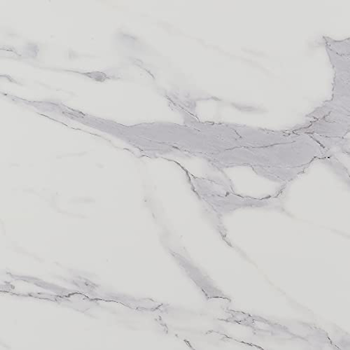 Convenience Concepts SoHo 4 Tier Wide Bookcase, White Faux Marble