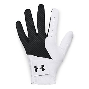 Under Armour UA Medal Golf Glove - 1349705-001 - Black/White/Black - LL