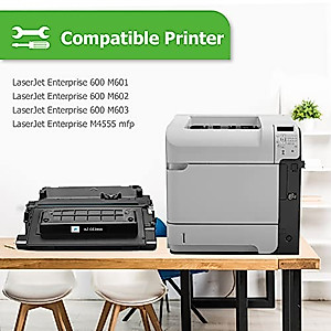 Aztech Compatible Toner Cartridge Replacement for HP 90A CE390A Toner Enterprise 600 M602 M601 M4555 M602dn M602n M602x M603dn M603n M4555f M4555h Printer (Black, 2-Pack)