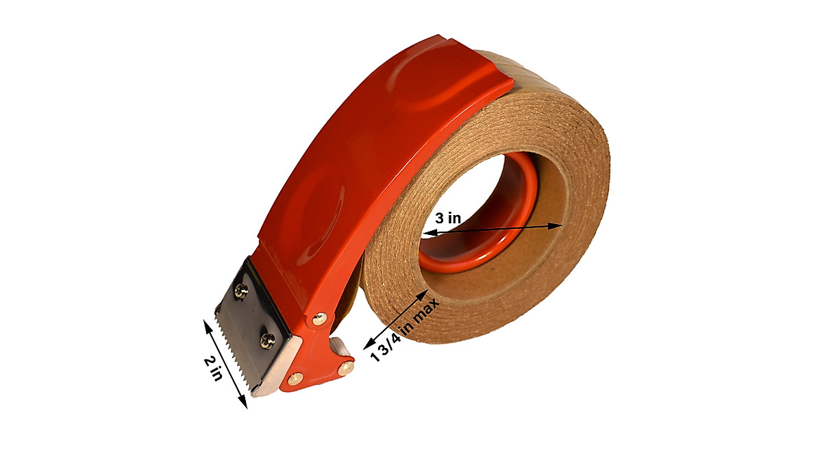 Heavy Duty Steel Packing Tape Dispenser for Shipping & Moving