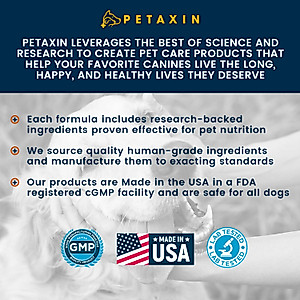 Petaxin Probiotics for Dogs - 6 Strains with Prebiotics - Supports Digestive and Immune System – Relief for Diarrhea, Bad Breath, Allergies, Gas, Constipation, Hot Spots - Made in USA - 120 Chews