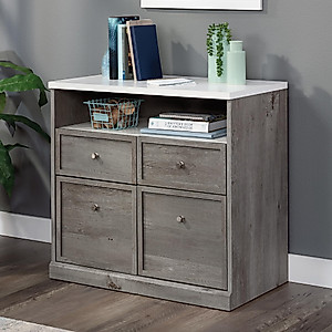 Sauder Craft Pro Series Craft Storage Cabinet with Drawers & Shelf, Mystic Oak Finish