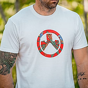 Magpul Cotton Crew Neck Short Sleeve T-Shirt for Men, Aloha White, 2X-Large