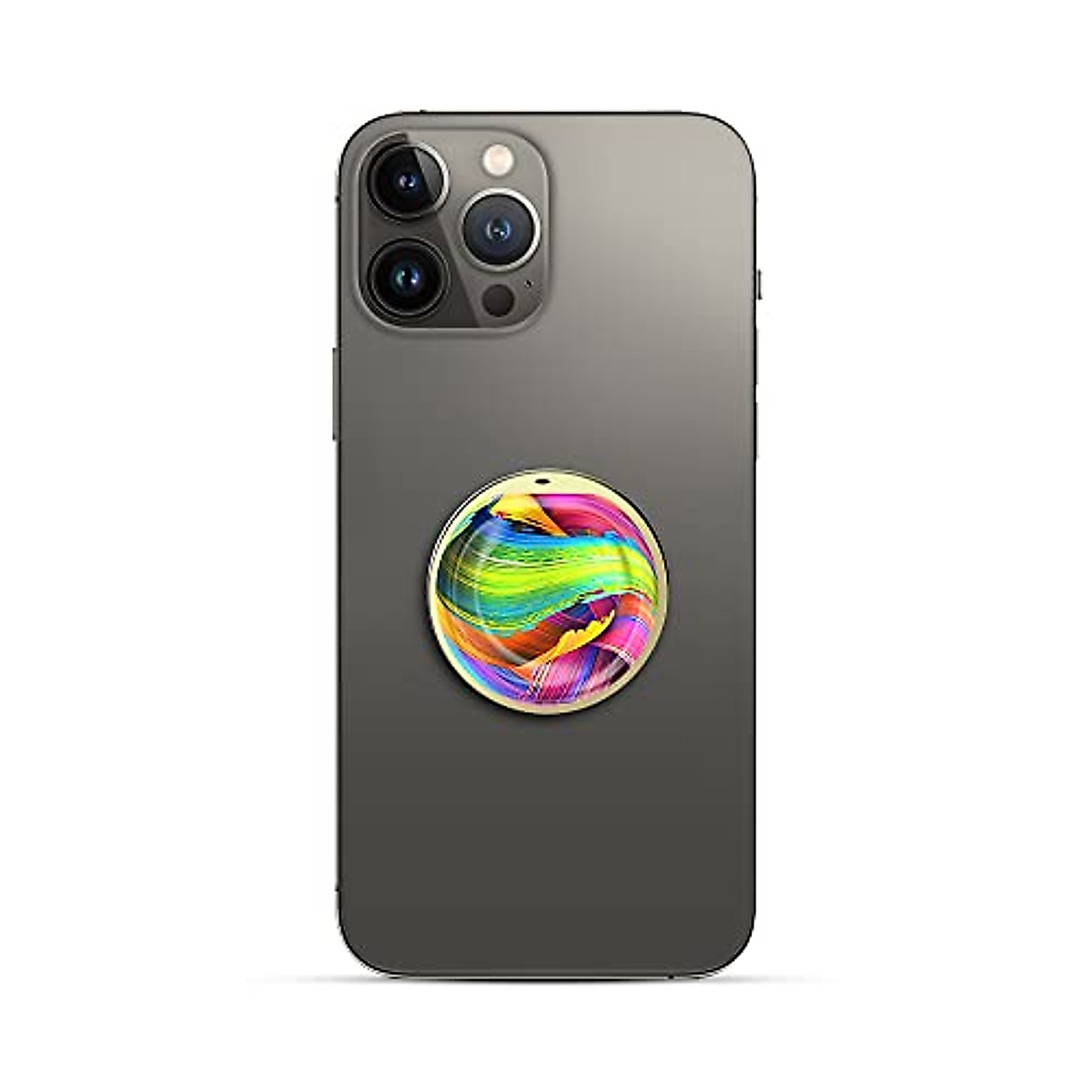HANDL New York: Paint Swirls - Handl Benjamin Collection - Phone Grip and Stand for Smartphone
