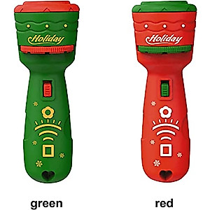 Christmas Flashlight Projector for Kids,21 Patterns Mini Card Slideshow Christmas Projector Flashlight with Christmas Tree Reindeer,Santa Claus,Snowman Pattern, for Kids Toddler