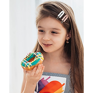 No Crease Hair Clips, 60 Pcs 2.3in Duck Billed Clips for Hair Sectioning and Styling (6 Colors)