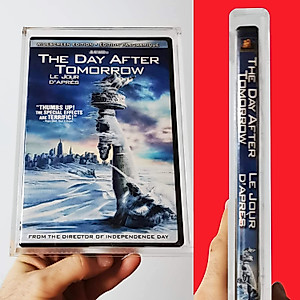 EVORETRO Acrylic DVD Case Compatible for Sony PlayStation DVD (Wii, GameCube, PS2, Xbox, Xbox360) - 4.0MM Thick Clear (Pack of 2)