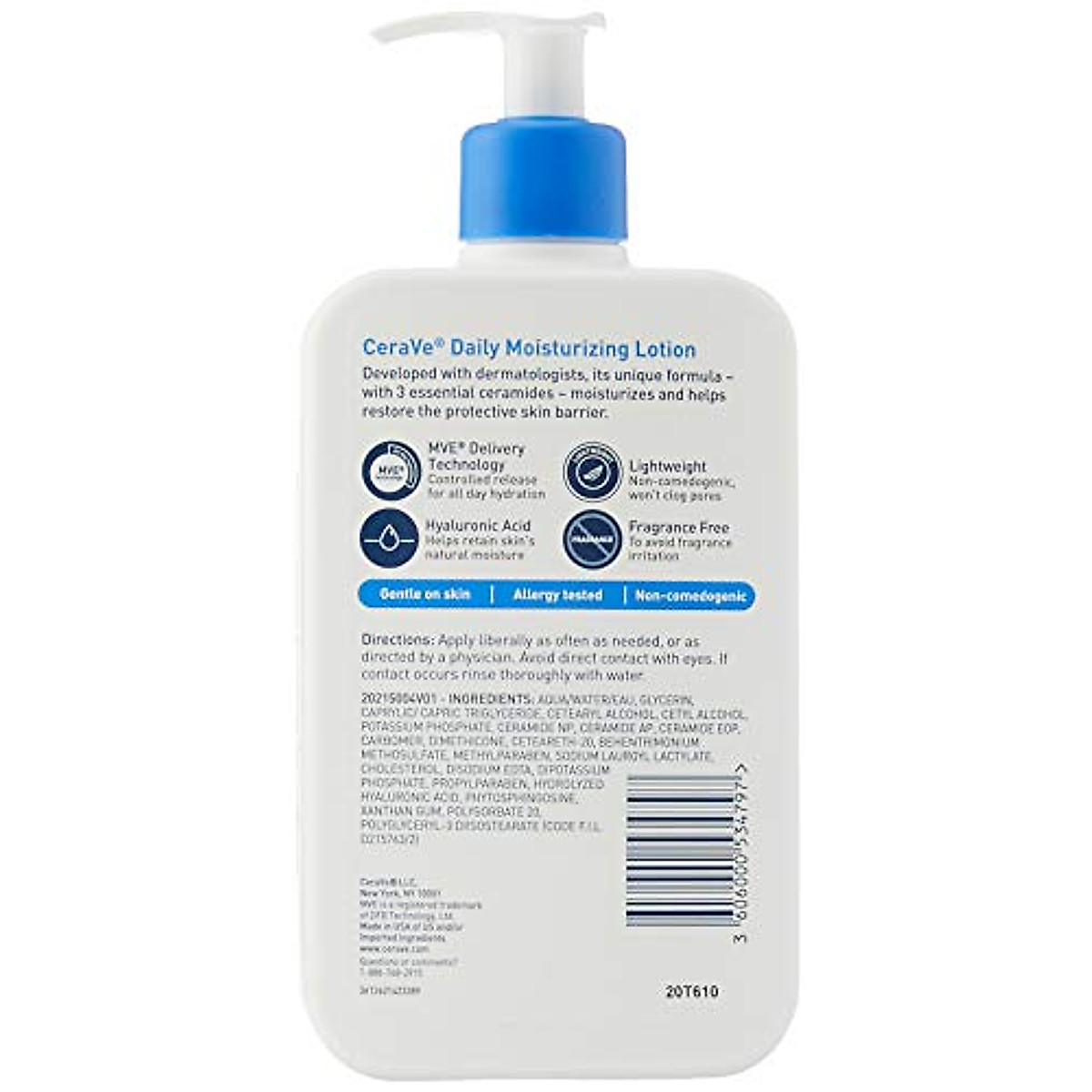CeraVe, Daily Moisturizing Lotion, 16 Fl Oz