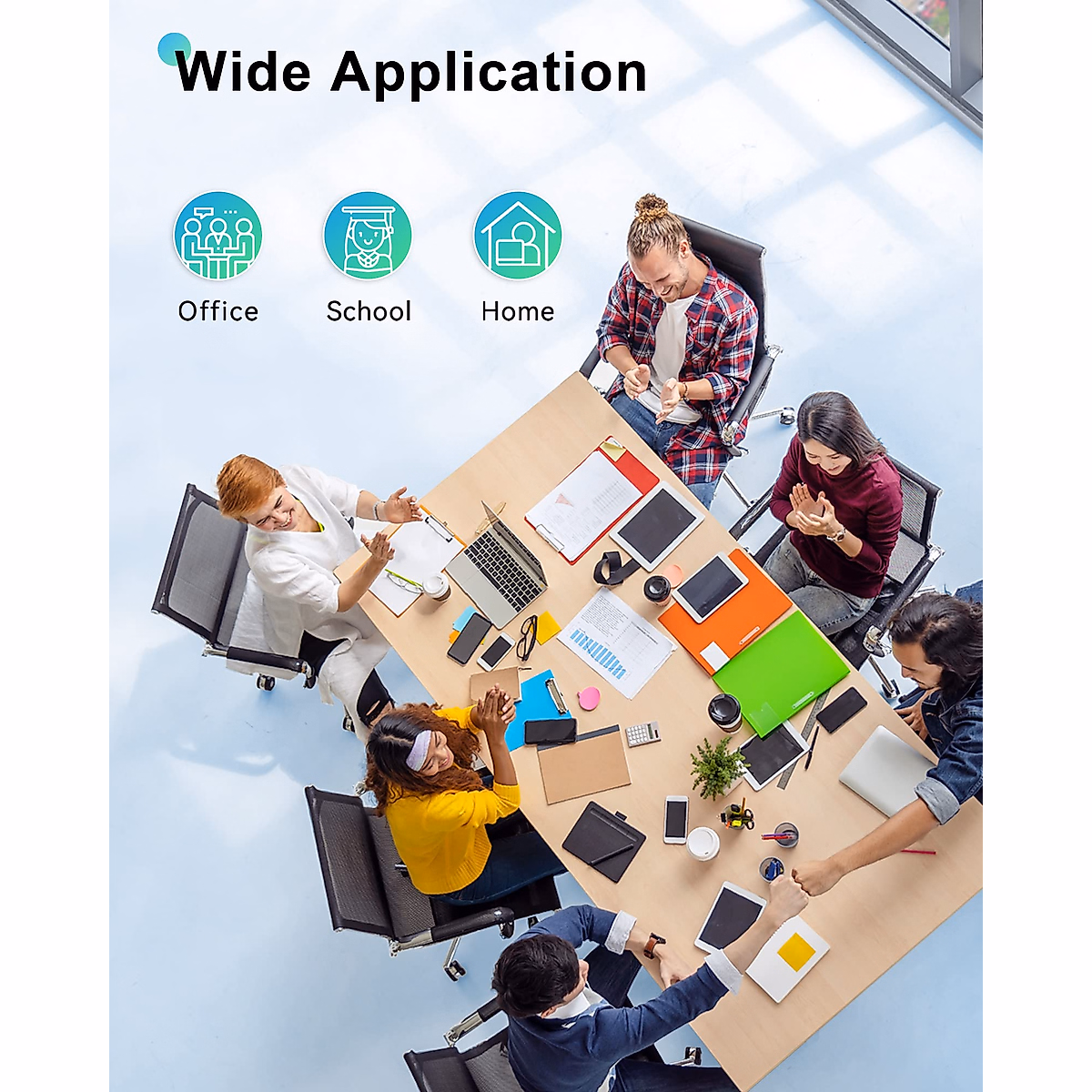 61XL Black Ink Cartridges Combo Pack High Yield Replacement for HP Ink 61 XL for Envy 4500 4501 5530 4502 5534 5535 for OfficeJet 4630 4635 for DeskJet 1000 1010 1055 1510 3050 3510 Printer (2 Black)