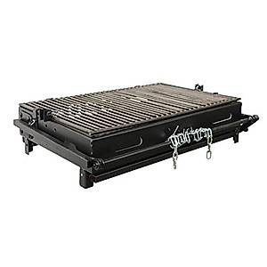 Portable Charcoal Grill, Steel Rods Style
