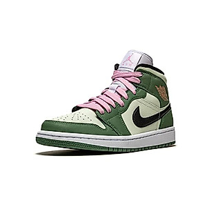 Nike Jordan Womens WMNS Air 1 Mid SE CZ0774 300 Dutch Green - Size 8.5W