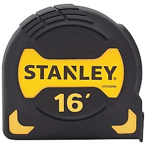 Stanley Tools STHT33594S 16ft. Tape Measure, Yellow/Black