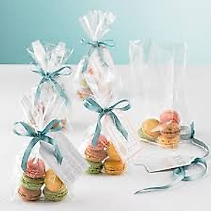 Adorox 30" Inch 100' Ft FOLDED Clear Cellophane Wrap Roll Gift Basket Arts and Crafts Christmas Holidays Thanksgiving Easter Halloween Mothers Day (Meets FDA specifications)