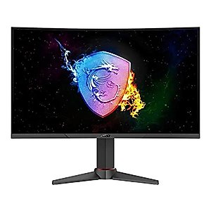 MSI Optix MAG271VCR 27" FHD Gaming 1800R Curved Monitor 165Hz - 1920 x 1080 FHD LED Display @ 165Hz - 1800R Curved Panel - 1ms Respone Time - AMD FreeSync Technology - Non-Glare Screen w/Narrow
