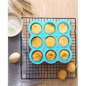 KeepingcooX Silicone Egg Bites Molds with Lid for Instant Pot Accessories with Non-Stick Popsicle Ice Pop Maker including 9 Reusable Plastic Sticks, fit for 6/8 Quart Pressure Cooker