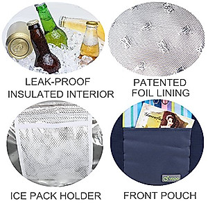 Yodo 25L Collapsible Soft Cooler Bag - Family Size Roomy for Reunion, Party, Beach, Picnics, Sporting Music Events, Everyday Meals to Work