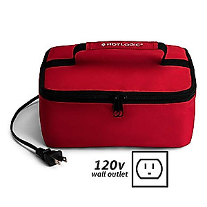 Hot Logic Portable Personal Mini Oven, Red