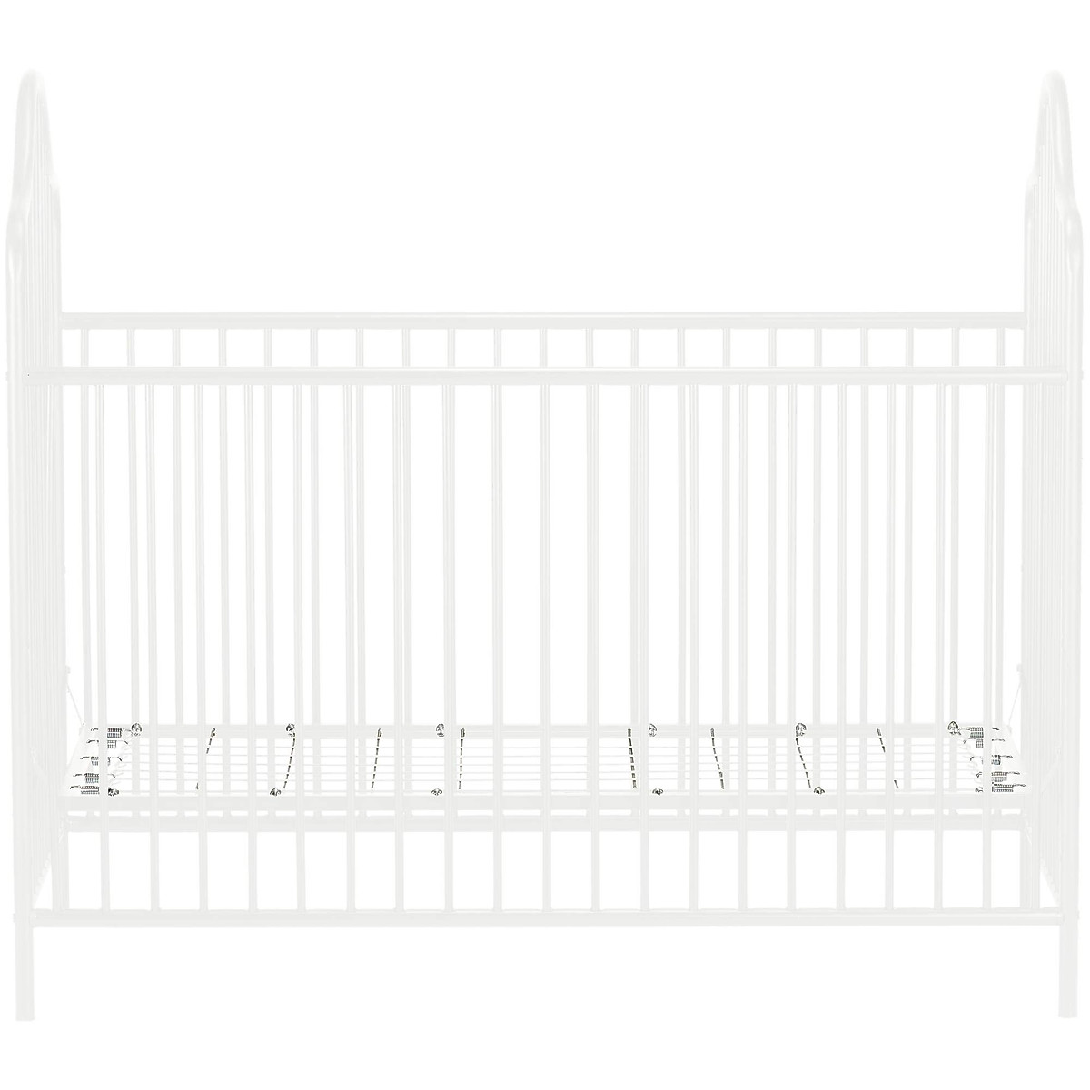 Little Seeds Lanley Metal Crib, White