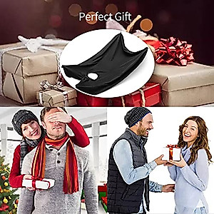 Beard Bib, Beard Apron for Men Shaving and Trimming,Beard Catcher for Shaving, Non-Stick and Waterproof Beard Shaving Cloth with 4pcs Suction Cups and Travel Pouch, Good Gift for Dad/Men(Black)