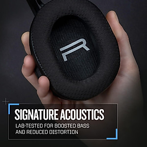 RIG 700HD Ultralight Wireless Gaming Headset with Removable Noise Canceling Microphone for PC, Mac, PS4, PS5, USB (NOT compatible with Xbox)