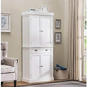 2L Lifestyle Ashlyn Cabinet White Finish, Large