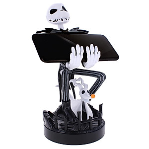 Exquisite Gaming Cable Guys: Disney/NBX Jack Skellington Phone Stand & Controller Holder - Officially Licenced Figure Medium