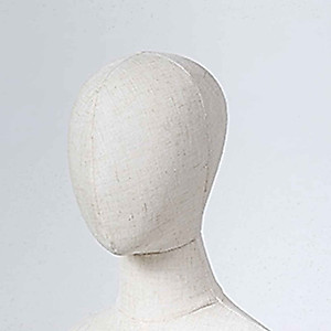 Tailors Dummy Mannequins Child Mannequin Tailors Dummy Model Adjustable Height Body Manikins Half-Length Wrapped Model Props Odorless Clothing Store Clothing Shoot Display Dressform Mannequin