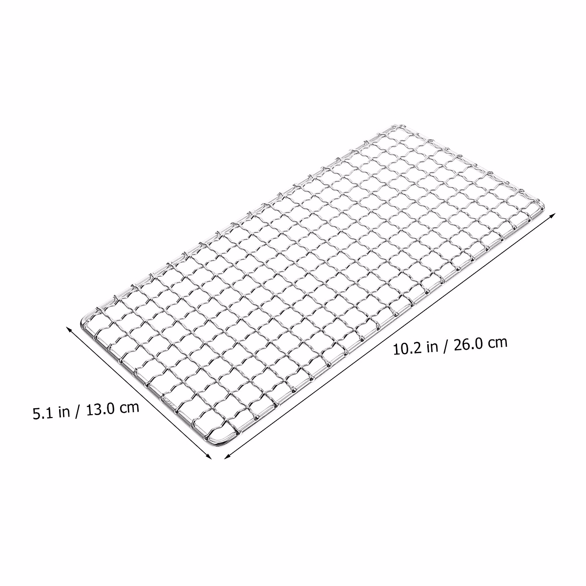 Parliky 1 Set Grill Grid Camping Accessories Grilling Accessories Barbecue Accessories Professional Baking Net Outdoor Accessory Outdoor Supply Stainless Grill Mesh Grid Mesh