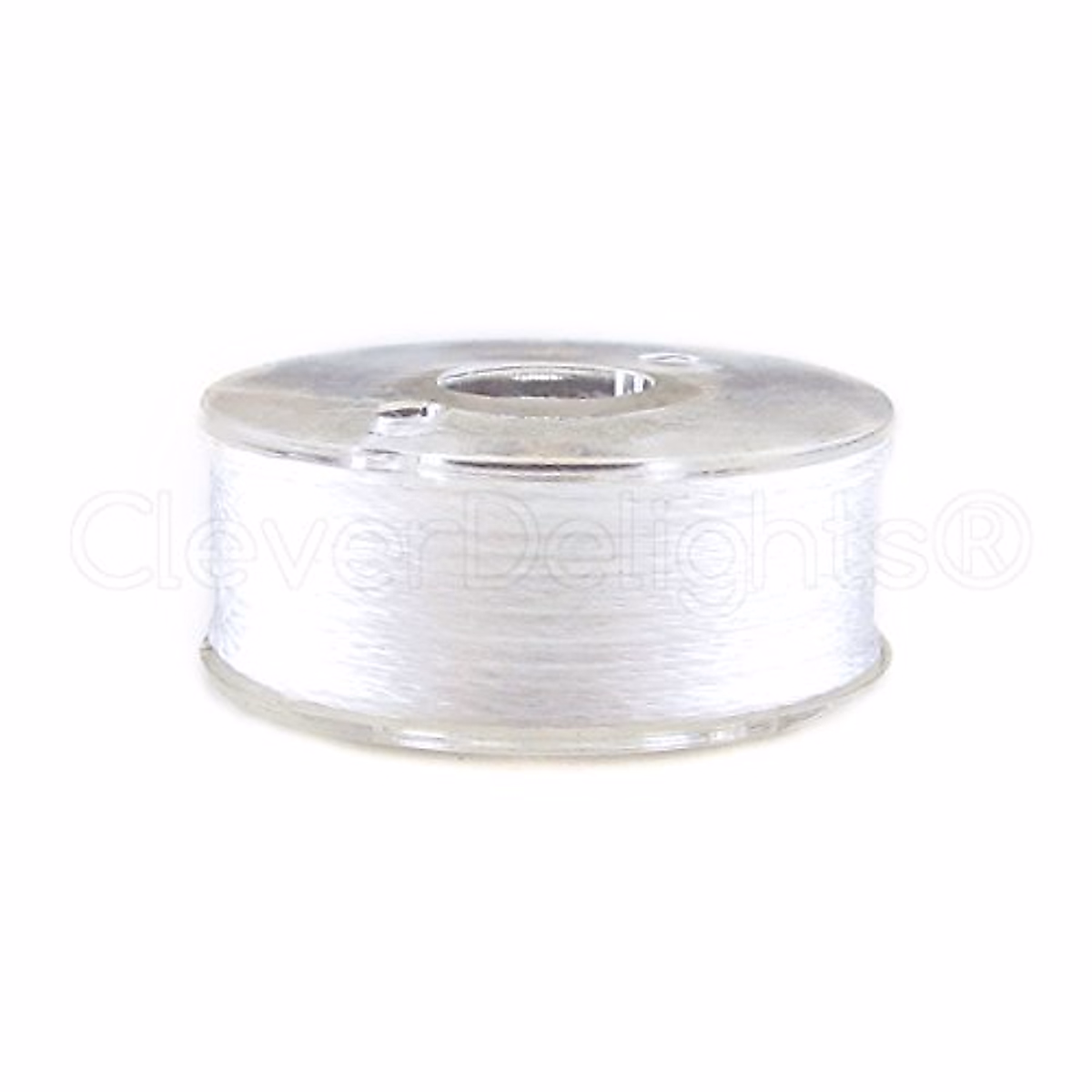 144 Pack - CleverDelights White Prewound Bobbins - 60wt - Size L Bobbins - SA155 Replacement - 3/8" x 13/16" - for Brother and Other Embroidery Machines – Brother PC Series, PE Series, PS Series